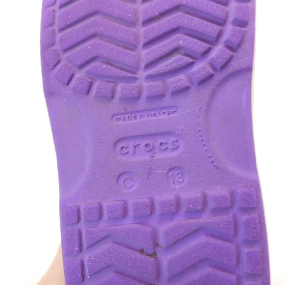 CROCS | Shoes | Crocs Girls Size 3 C13 Crocband Ii Purple Sandals ...